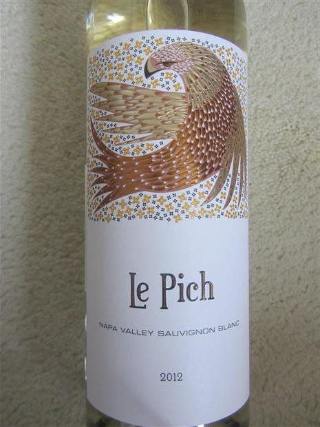 2012 Purlieu Sauvignon Blanc Le Pich, USA, California, Napa Valley ...