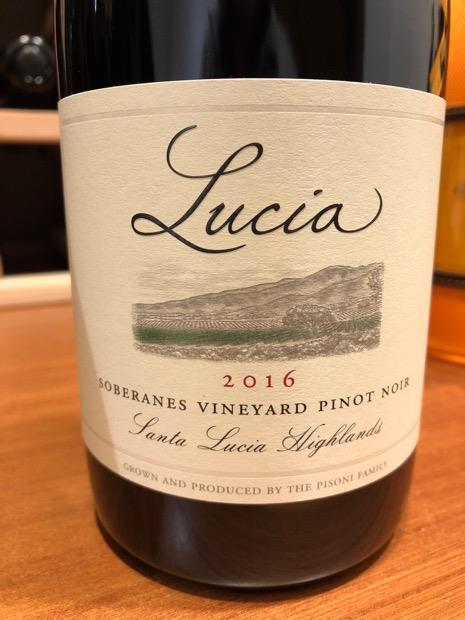 2016 Lucia Pinot Noir Soberanes Vineyard, USA, California, Central ...
