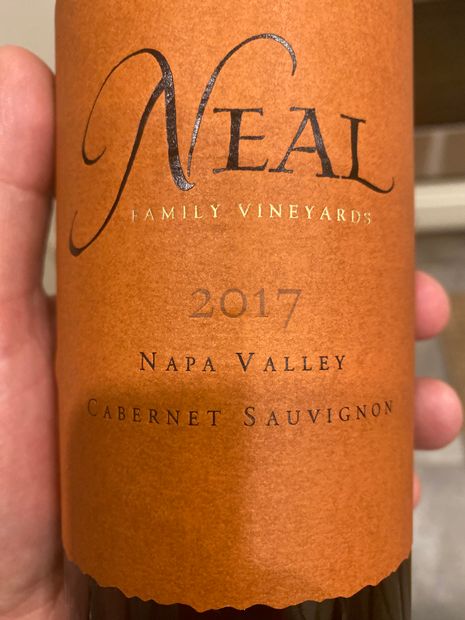 2017 Neal Family Vineyards Cabernet Sauvignon, USA, California, Napa ...