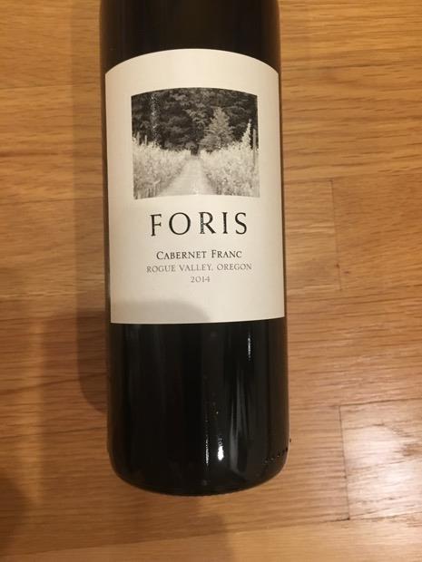2014 Foris Cabernet Franc, USA, Oregon, Southern Oregon, Rogue Valley ...