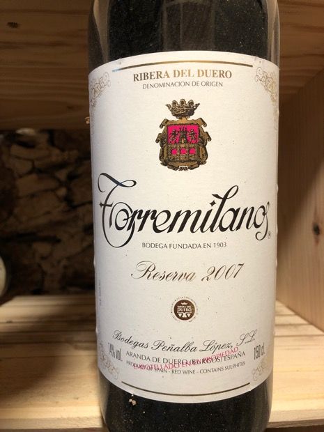 2007 Bodegas Peñalba López Ribera del Duero Torremilanos Reserva, Spain ...