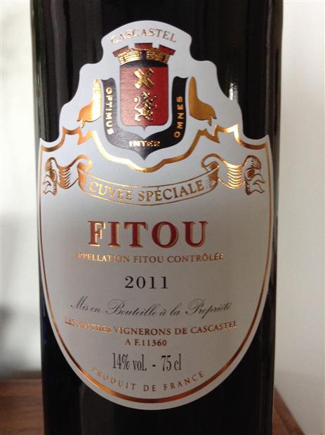 2010 Les Maîtres Vignerons de Cascastel Fitou Cuvée Spéciale, France ...