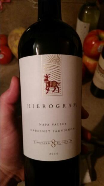 2014 Hierogram Wines Cabernet Sauvignon, USA, California, Napa Valley ...