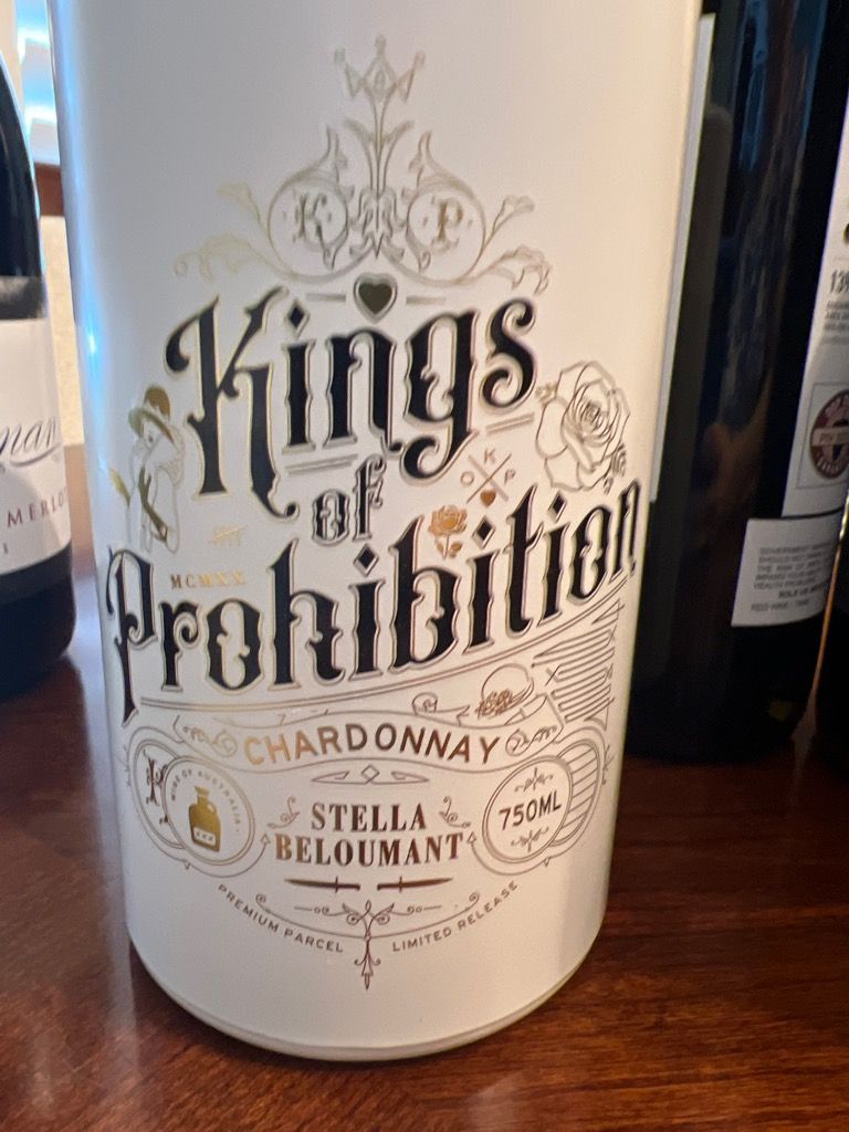 NV Calabria Family Wines Chardonnay Kings of Prohibition Stella ...