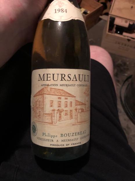 1974 Philippe Bouzereau Meursault, France, Burgundy, Côte de Beaune ...