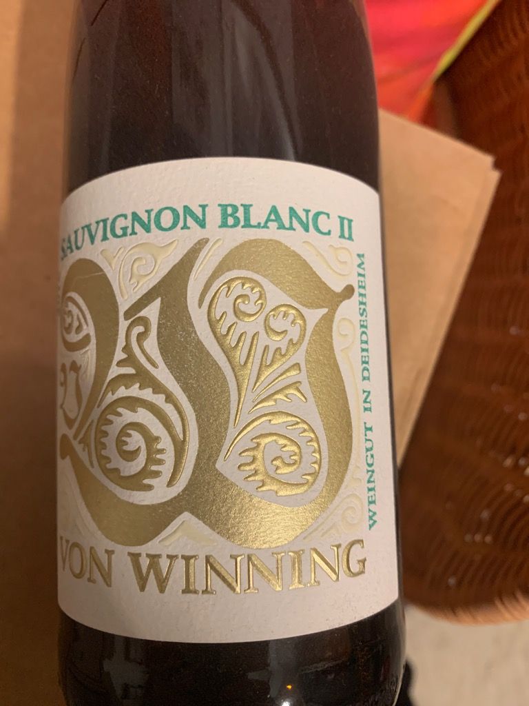 2016 von Winning Sauvignon Blanc II, Germany, Pfalz - CellarTracker