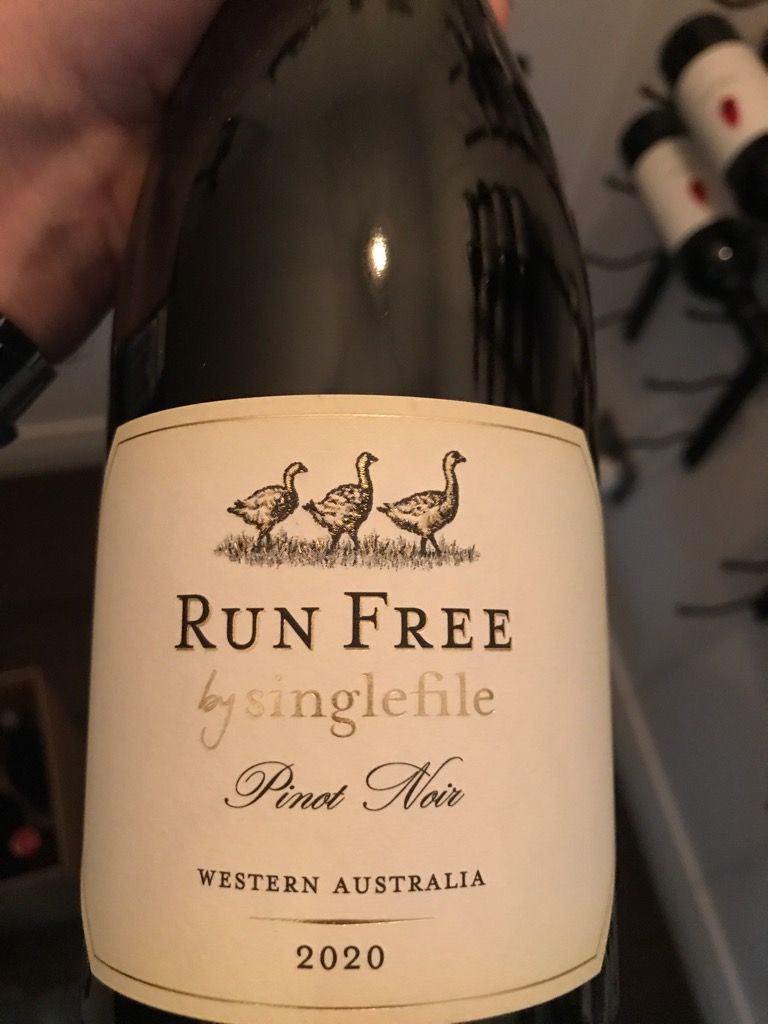 2021 Singlefile Estate Pinot Noir Run Free, Australia, Western ...