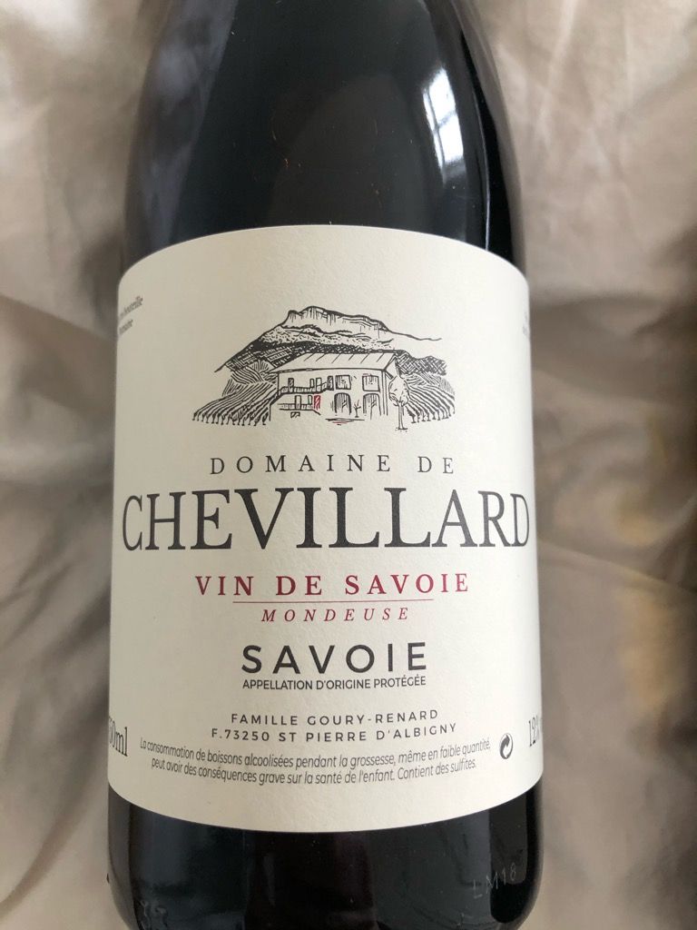 2020 Domaine de Chevillard Mondeuse Vin de Savoie, France, Savoie, Vin ...