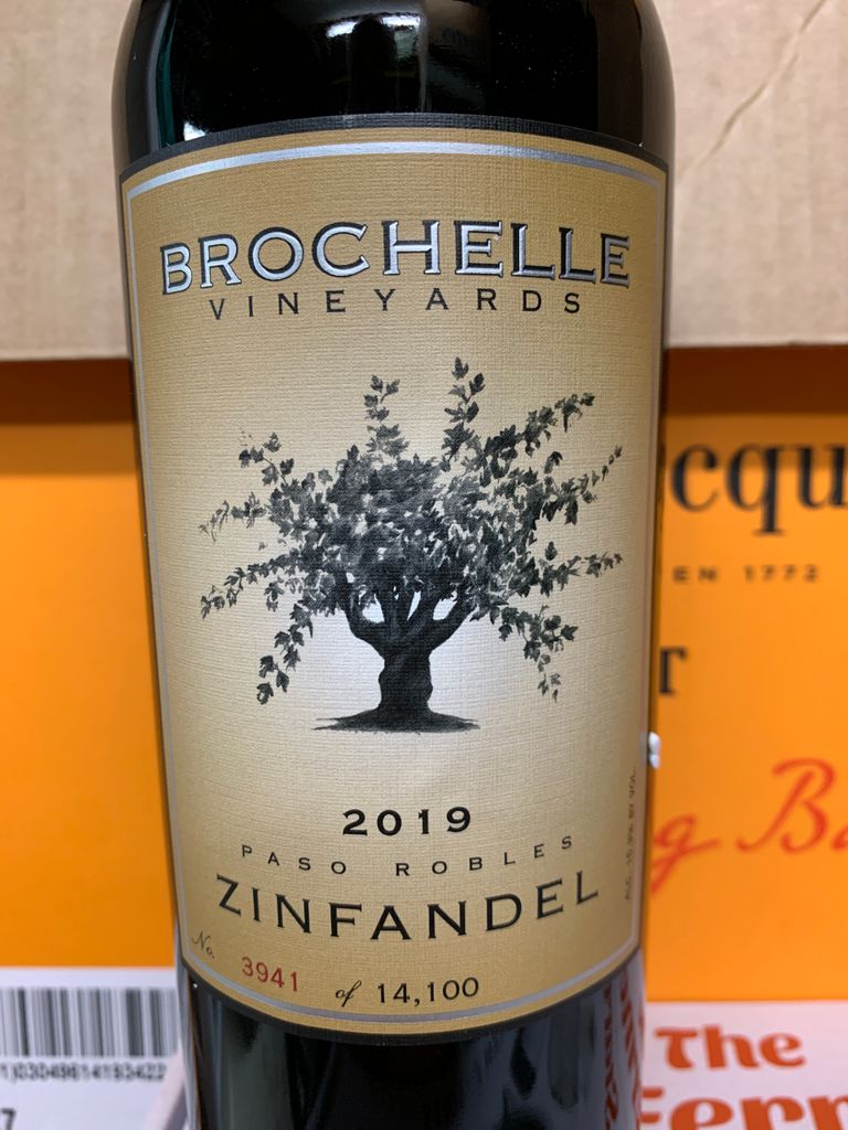 2019 Brochelle Vineyards Zinfandel, USA, California, Central Coast ...