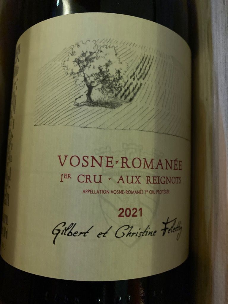 2022 Gilbert et Christine Felettig Vosne-Romanée 1er Cru Aux Reignots ...