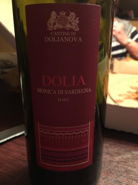 2009 Cantina Di Dolianova Monica di Sardegna Dolia, Italy, Sardinia ...
