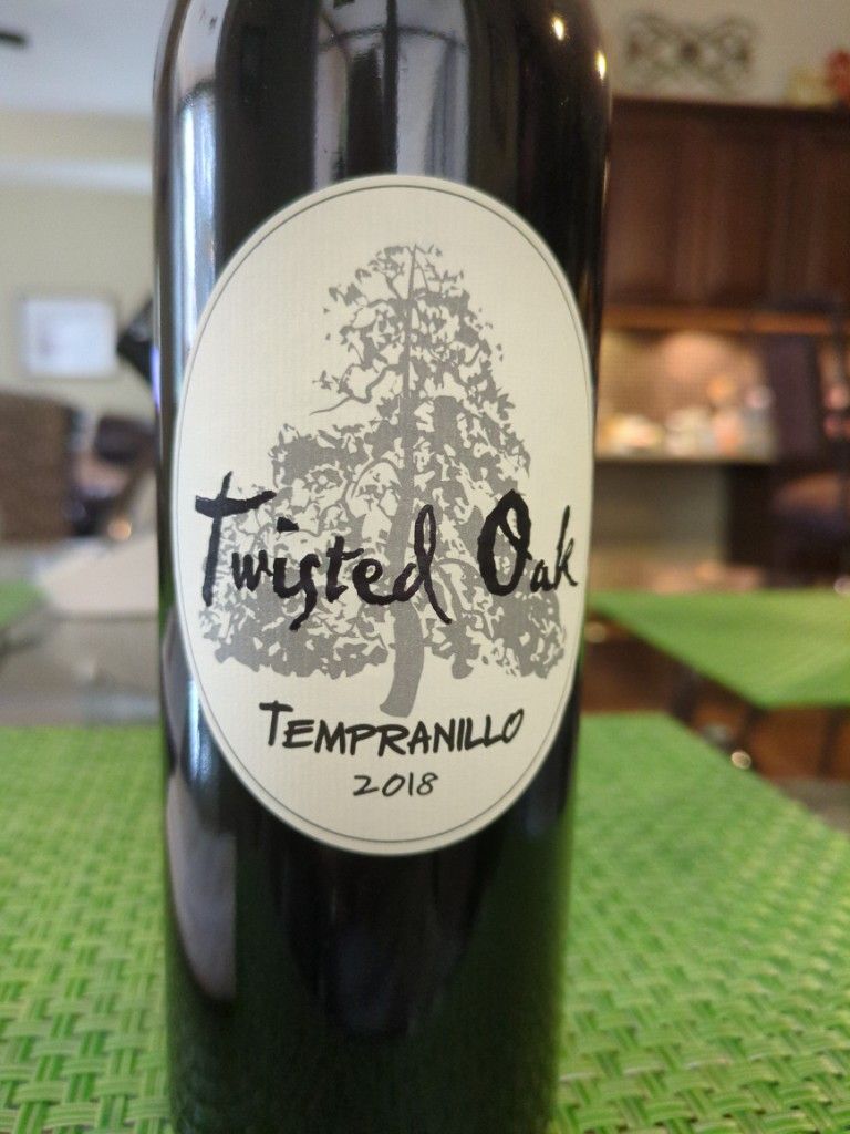 2018 Twisted Oak Tempranillo, USA, California, Sierra Foothills, Calaveras County - CellarTracker