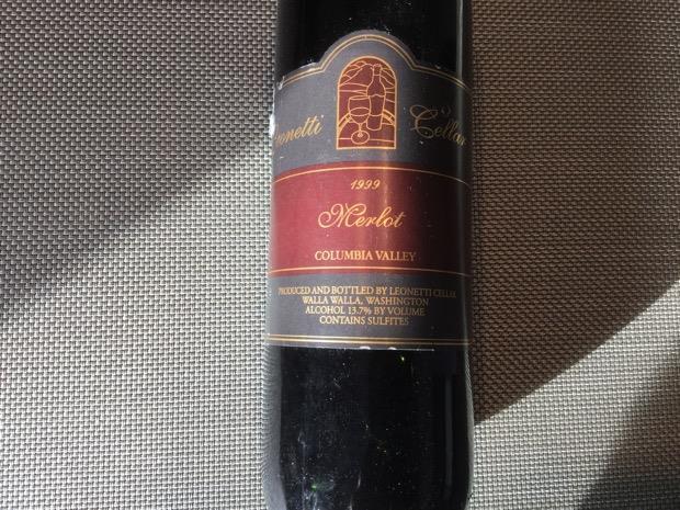 1999 Leonetti Cellar Merlot Columbia Valley, USA, Washington, Columbia ...