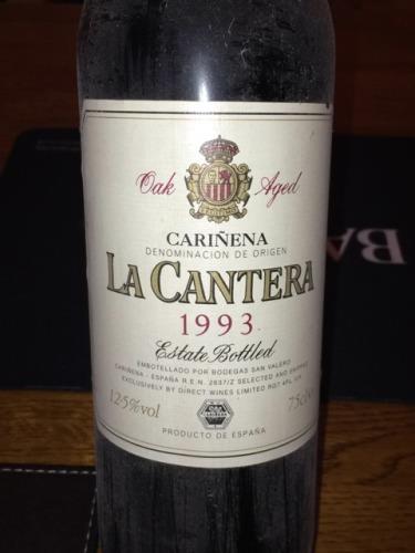 1993 Bodegas San Valero Cariñena La Cantera Reserva, Spain, Aragón ...