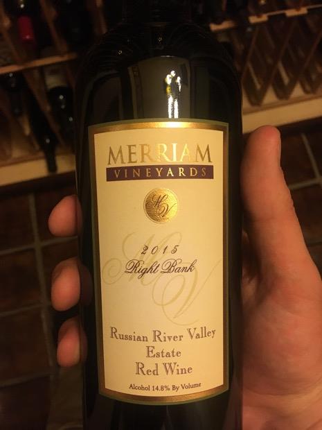 2014 Merriam Vineyards "Right Bank", USA, California, Sonoma County ...