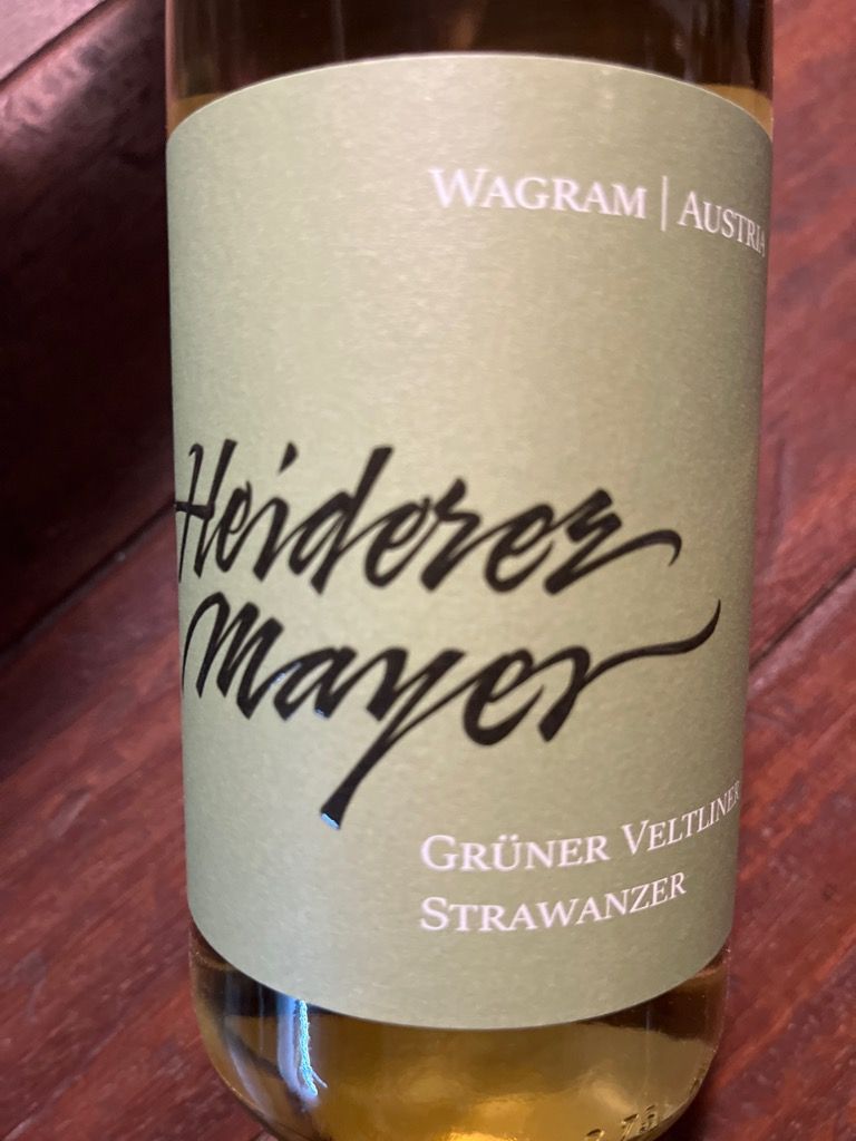 2023 Weingut Heiderer-Mayer Grüner Veltliner Strawanzer, Austria, Niederösterreich, Wagram ...