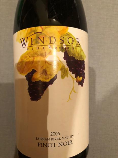 2002 Windsor Vineyards Pinot Noir Russian River Valley, USA, California ...