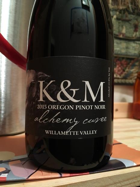 2015 K & M Wines Pinot Noir Alchemy Cuvee, USA, Oregon, Willamette ...