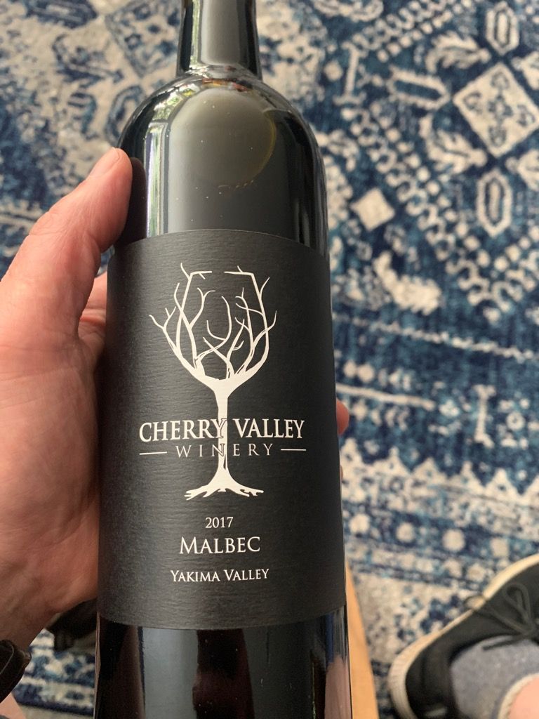 2017 Cherry Valley Winery Malbec, USA, Washington, Columbia Valley ...