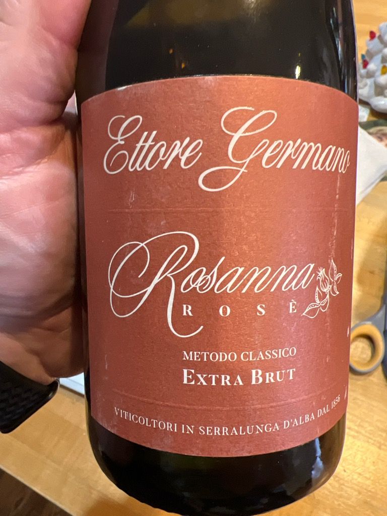 2019 Germano Ettore Rosanna Rosé Extra Brut, Italy, Piedmont, Vino da ...