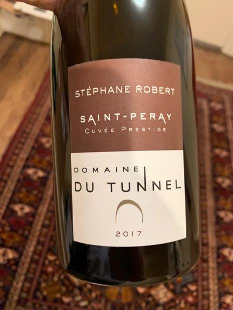 2017 Domaine du Tunnel (Stéphane Robert) St. Péray Cuvée Prestige ...
