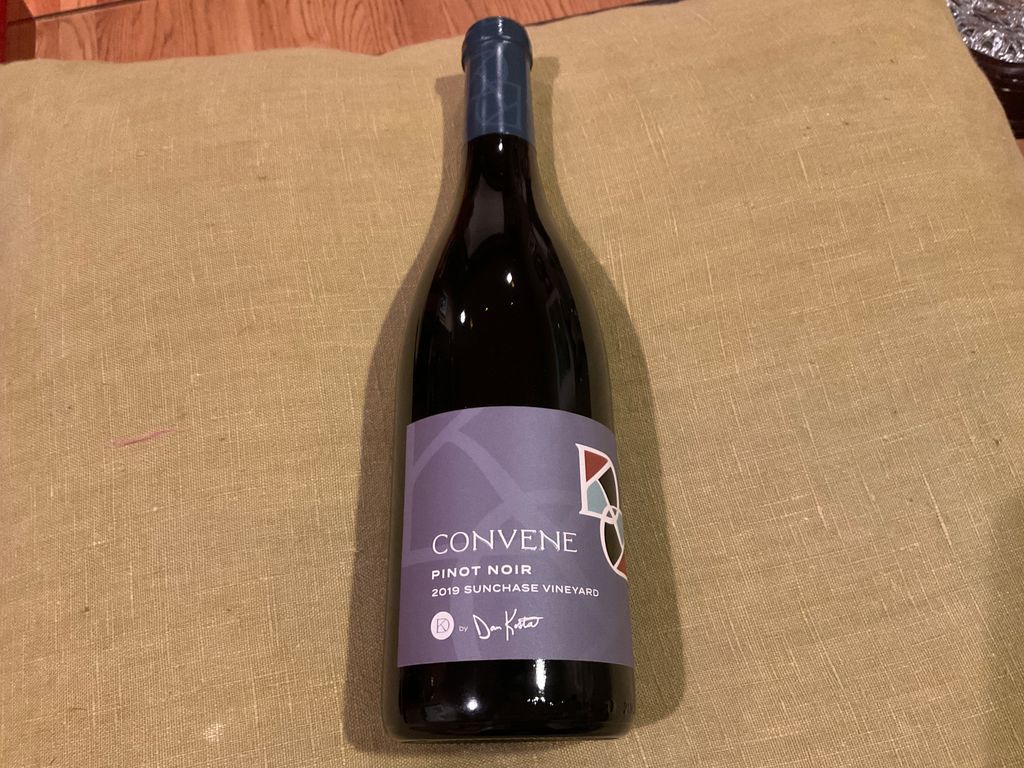 2019 Convene Pinot Noir Sunchase Vineyard, USA, California, Sonoma ...