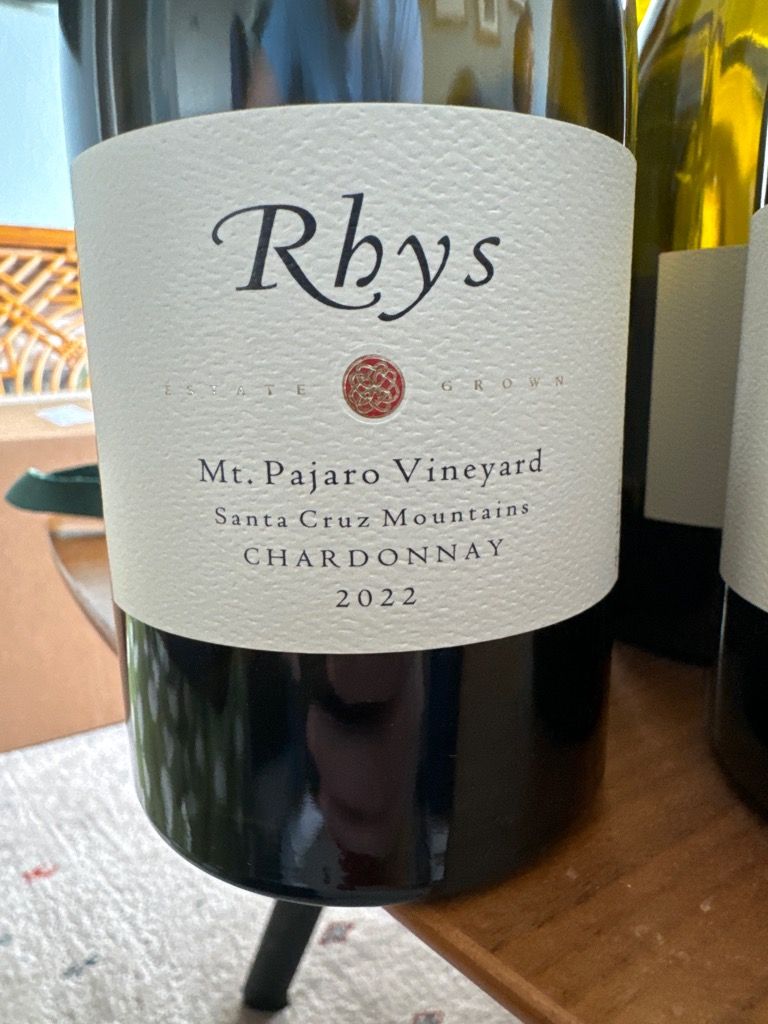 2022 Rhys Chardonnay Mt. Pajaro Vineyard, USA, California, Santa Cruz ...