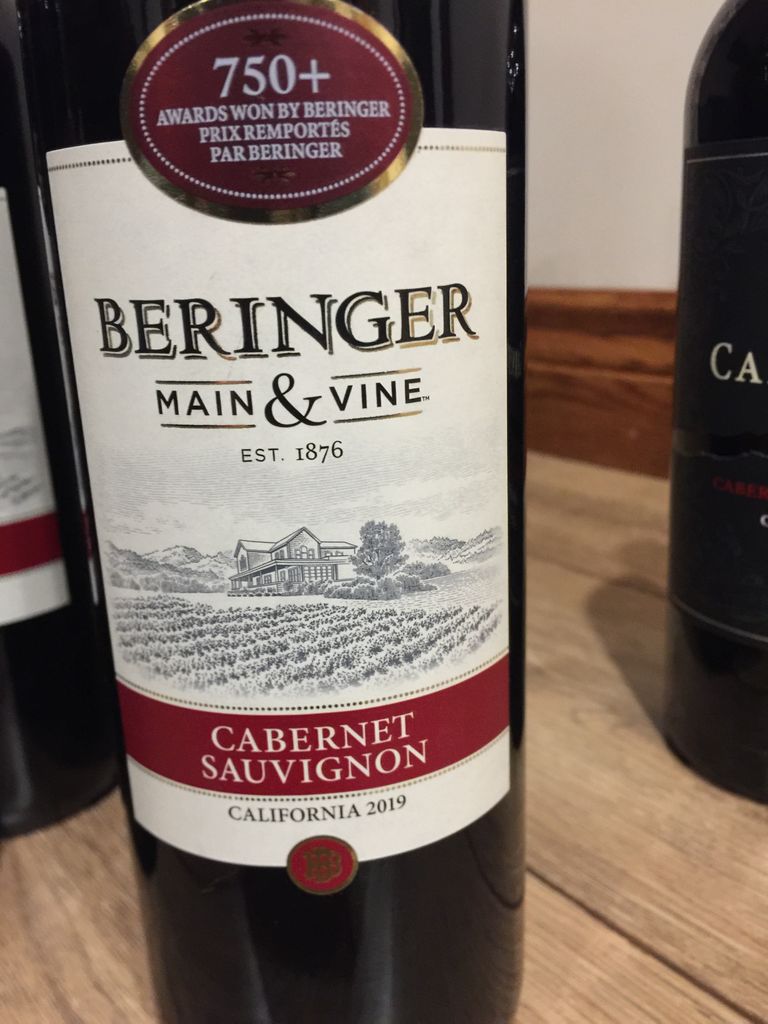 2020 Beringer Vineyards Cabernet Sauvignon California, USA, California ...