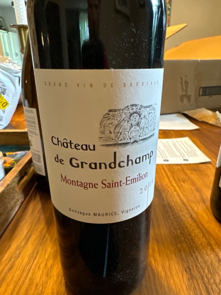 2019 Château de Grandchamp, France, Bordeaux, Libournais, Montagne ...