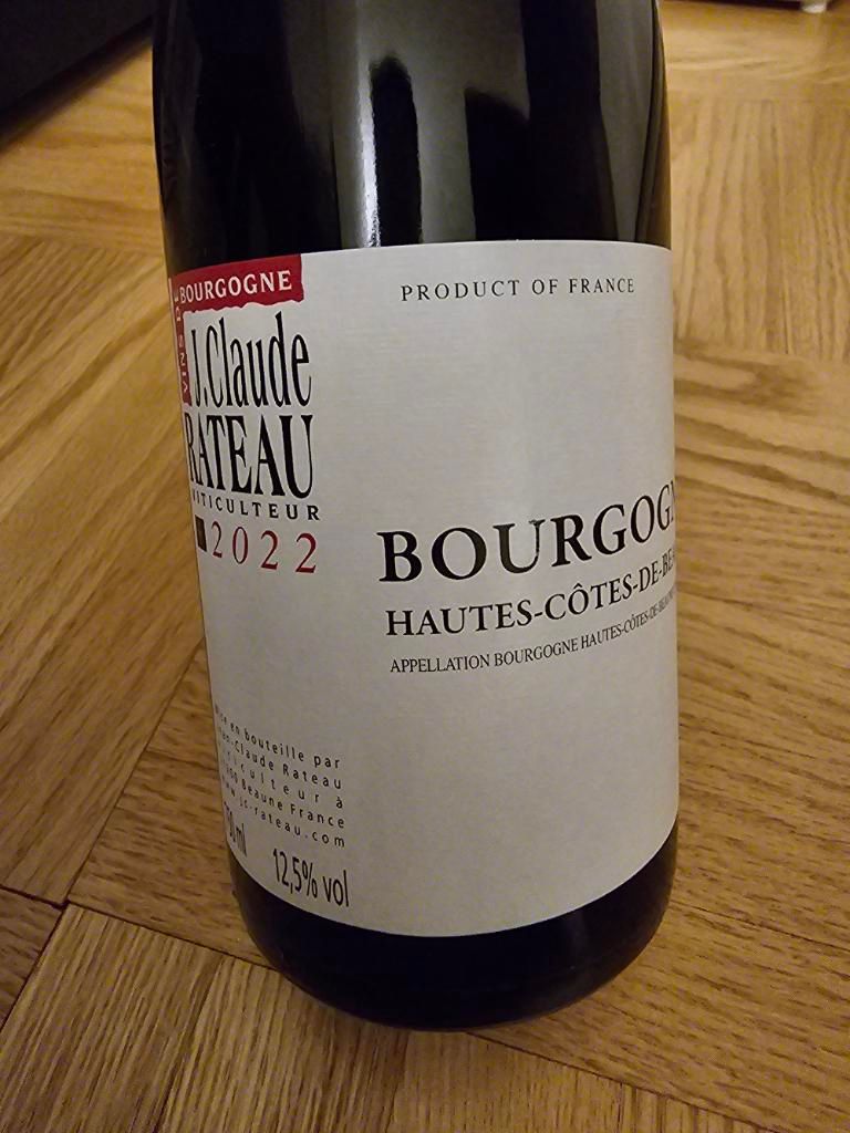 2023 Jean-Claude Rateau Bourgogne Hautes-Côtes de Beaune Rouge, France ...