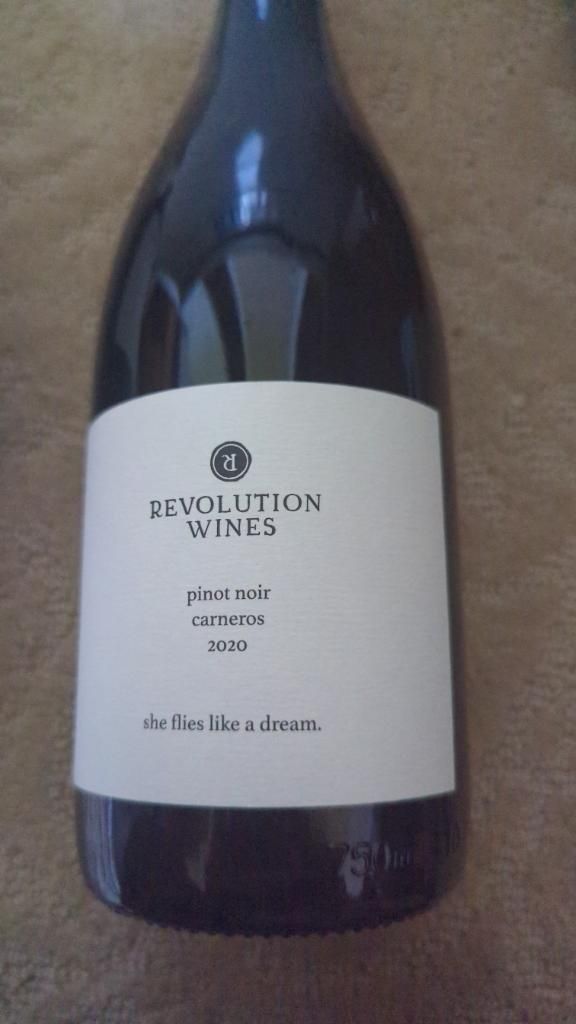 2020 Revolution Wines Pinot Noir, USA, California, Napa / Sonoma ...