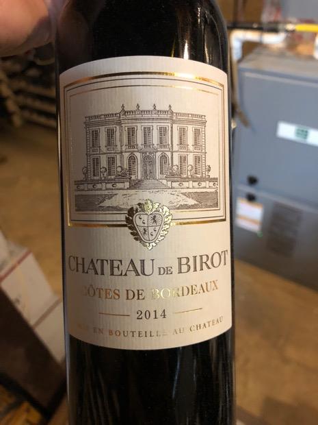 2014 Château de Birot Premières Côtes de Bordeaux, France, Bordeaux ...