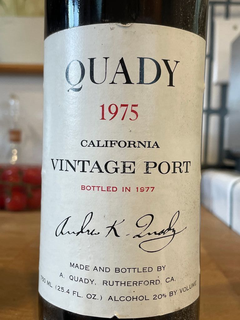 1975 Quady Winery Vintage Port, USA, California - CellarTracker