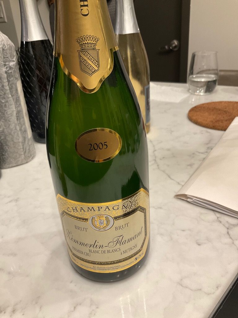 NV Zimmerlin-Flamant Champagne Premier Cru Blanc de Blancs Brut, France ...