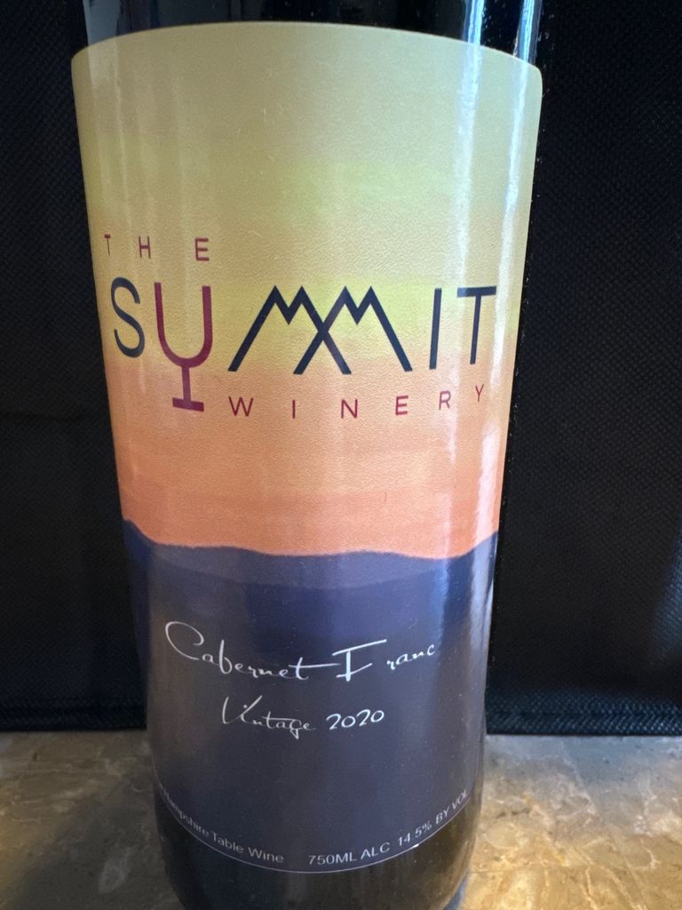 2020 The Summit Winery Cabernet Franc, USA, New Hampshire - CellarTracker