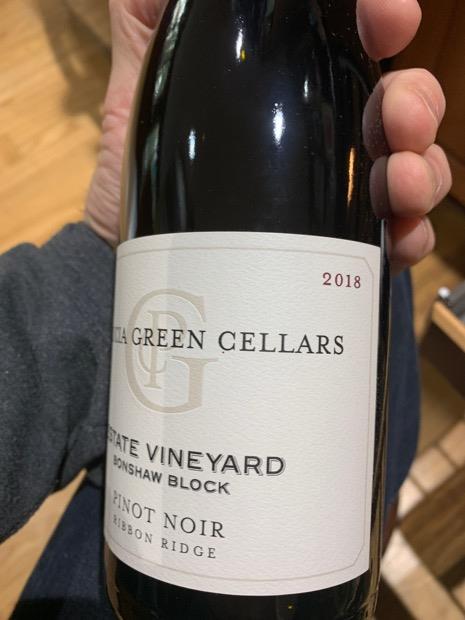 2021 Patricia Green Cellars Pinot Noir Bonshaw Block Estate Vineyard ...
