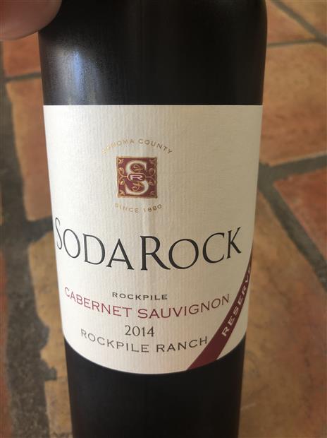2014 Soda Rock Winery Cabernet Sauvignon Reserve, USA, California ...