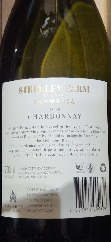 2023 Strelley Farm Chardonnay, Australia, Tasmania - CellarTracker