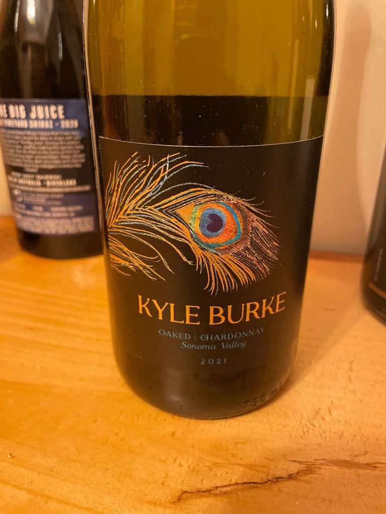 2021 Kyle Burke Chardonnay, USA, California, Sonoma County - CellarTracker