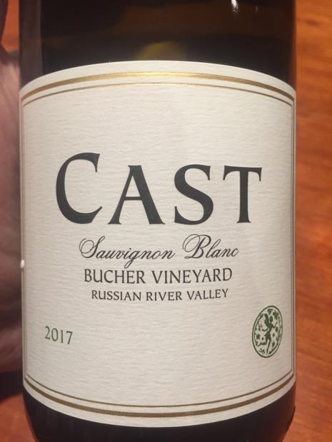 2017 Cast Wines Sauvignon Blanc Bucher Vineyard, USA, California ...