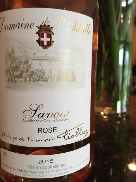 2016 Domaine de L'Idylle Vin de Savoie Rosé, France, Savoie, Vin de ...