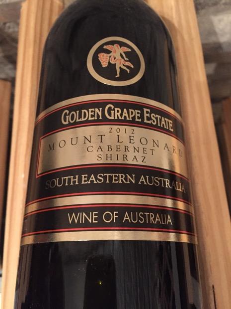 2012 Golden Grape Estate Mount Leonard, Australia, South Eastern ...