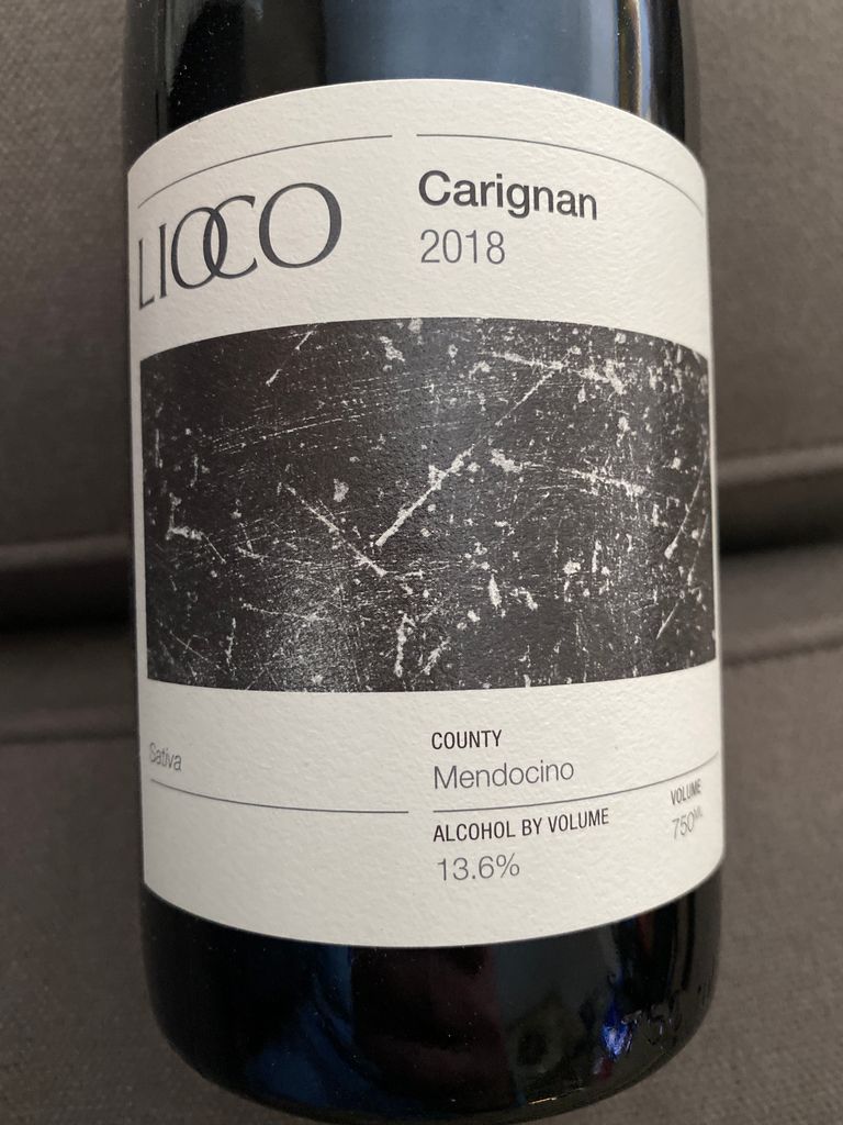 2018 Lioco Carignane Sativa, USA, California, North Coast, Mendocino ...