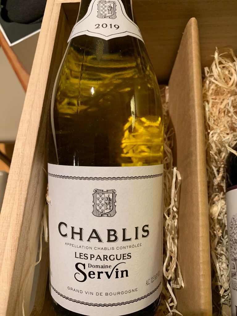 2019 Domaine Servin Chablis Les Pargues, France, Burgundy, Chablis ...