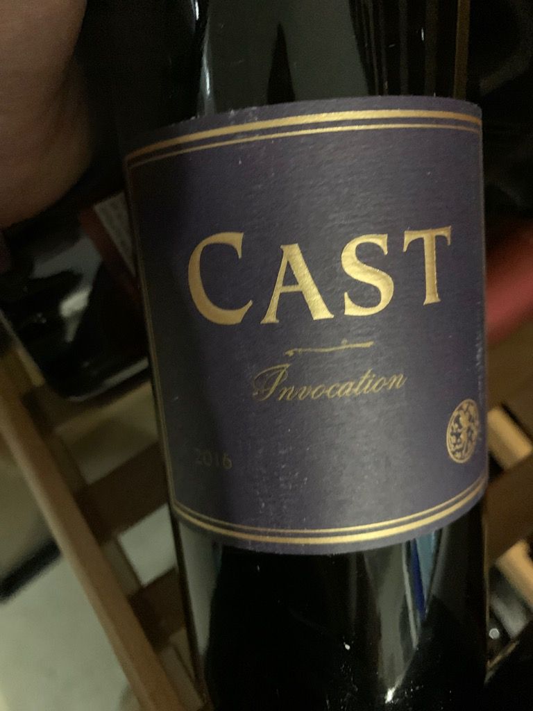 2019 Cast Wines Invocation Barrel Select, USA, California, Sonoma ...