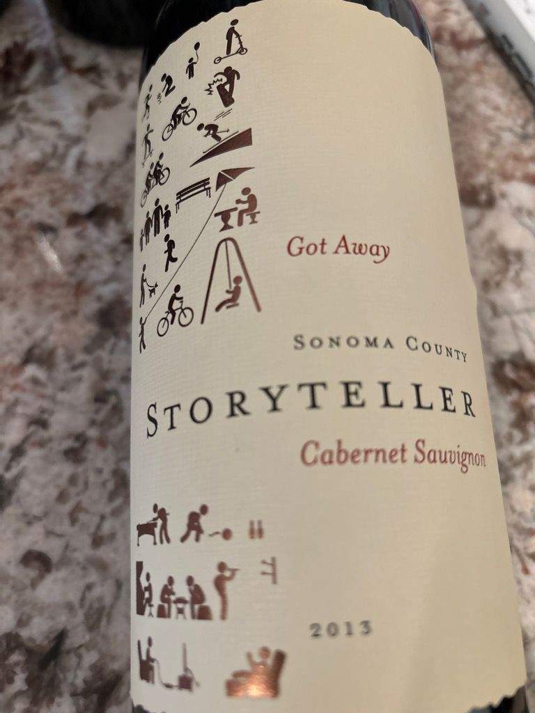 2013 Storyteller Winery Cabernet Sauvignon Got Away, USA, California ...