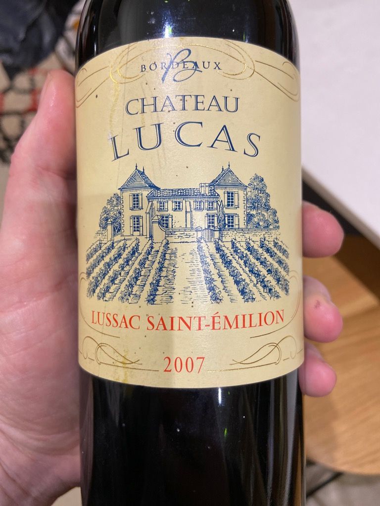2007 Château Lucas Lussac-St. Émilion, France, Bordeaux, Libournais ...