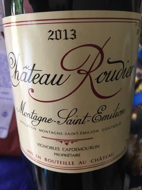 2013 Château Roudier, France, Bordeaux, Libournais, Montagne-St ...
