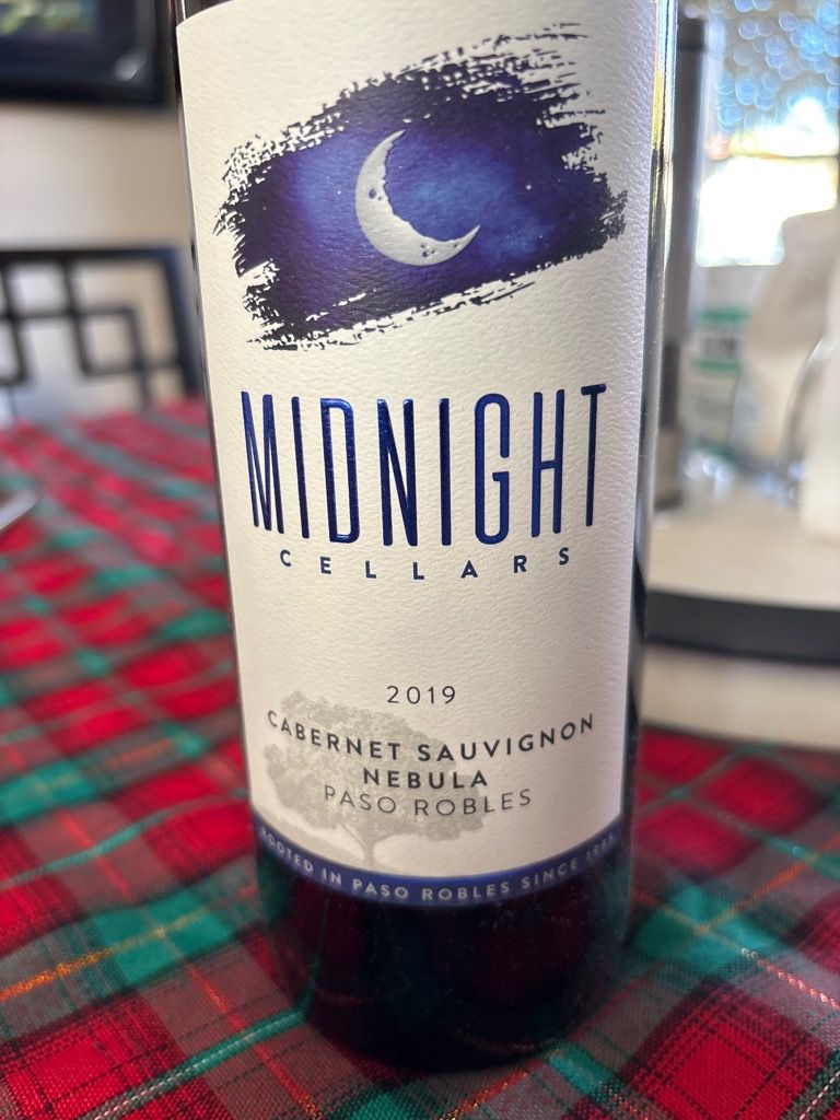 2019 Midnight Cellars Cabernet Sauvignon "Nebula", USA, California ...