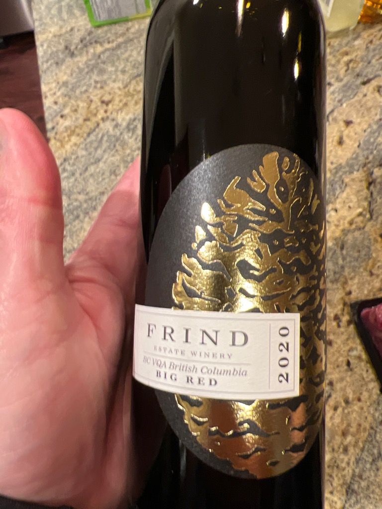 2020 Frind Estate Winery Big Red, Canada, British Columbia, Okanagan ...